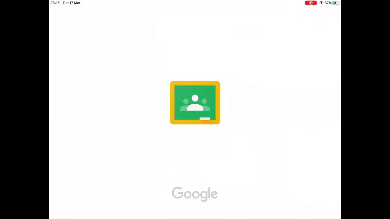 USING GOOGLE CLASSROOM ON THE IPAD - YouTube