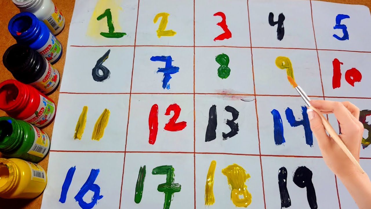 Learning To Counting 1 To 20 | 123 Numbers | One Two Three | 123 ...