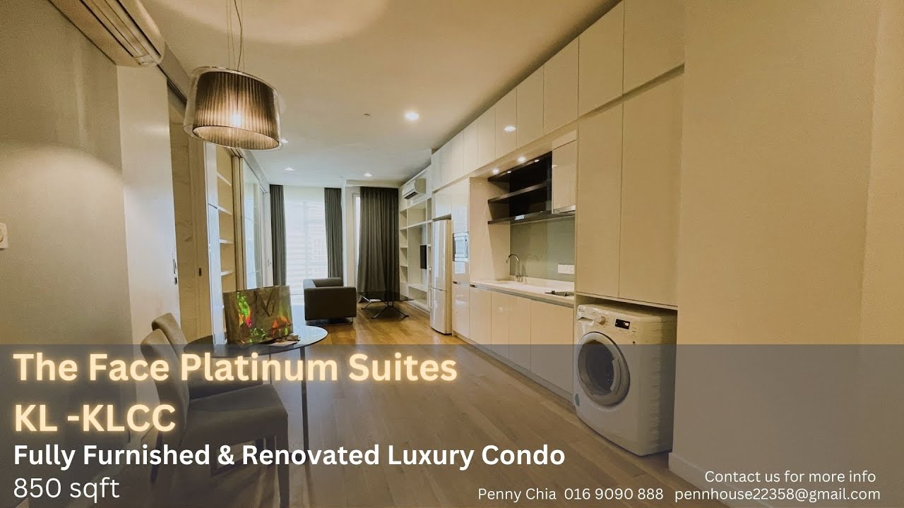 FOR RENT | KL The Face Platinum Suites KLCC Fully Furnished Luxury ...