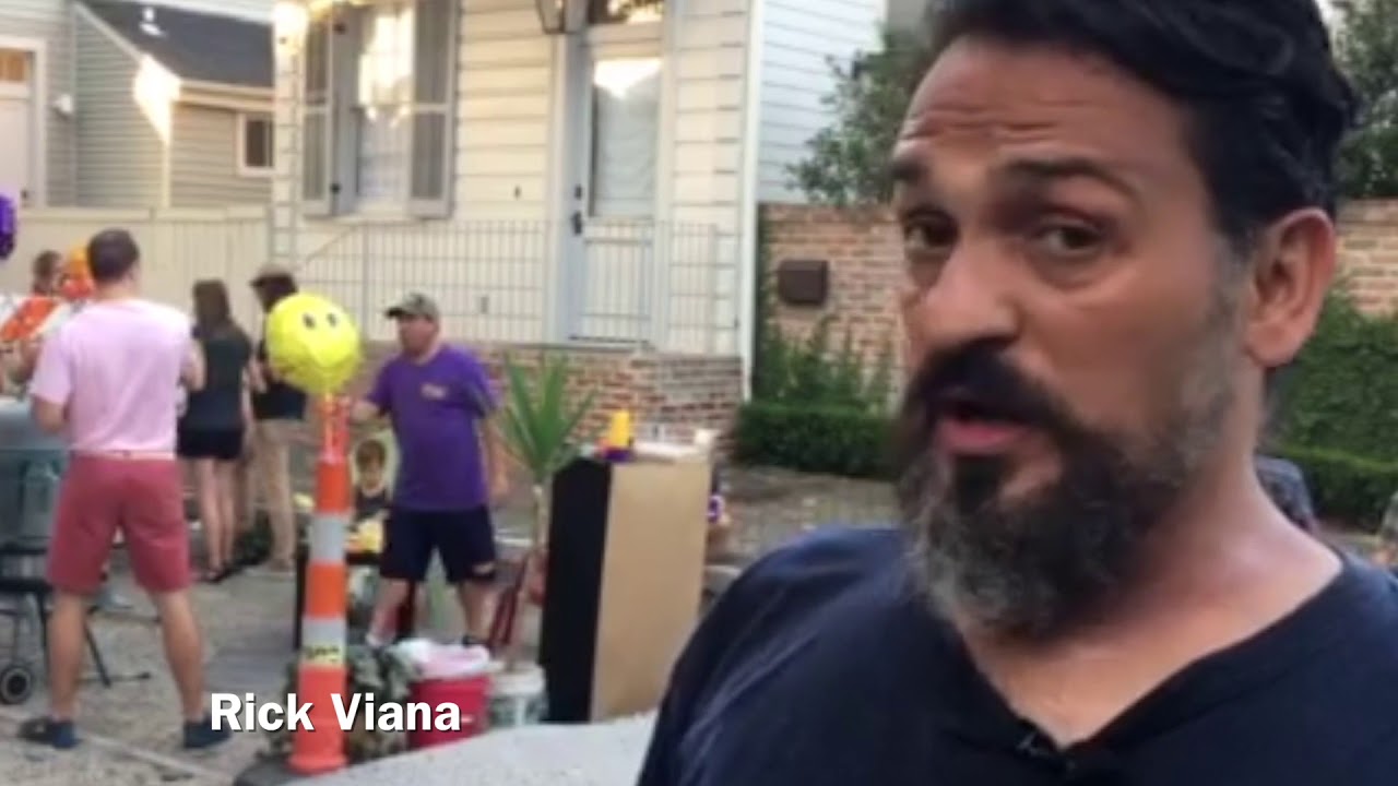 Irish Channel neighbors throw a 'Pothole Party' - YouTube