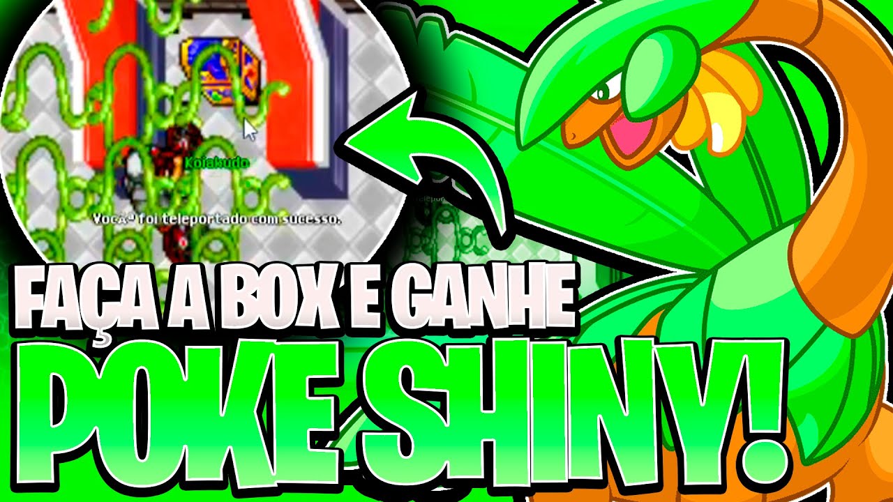 GANHE POKEMON SHINY EM BOXES🤯🔥POKE HAND! NOVO POKETIBIA MOBILE E PC ...