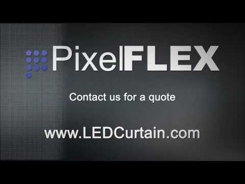 Pixelflex LED Curtain Overview - YouTube
