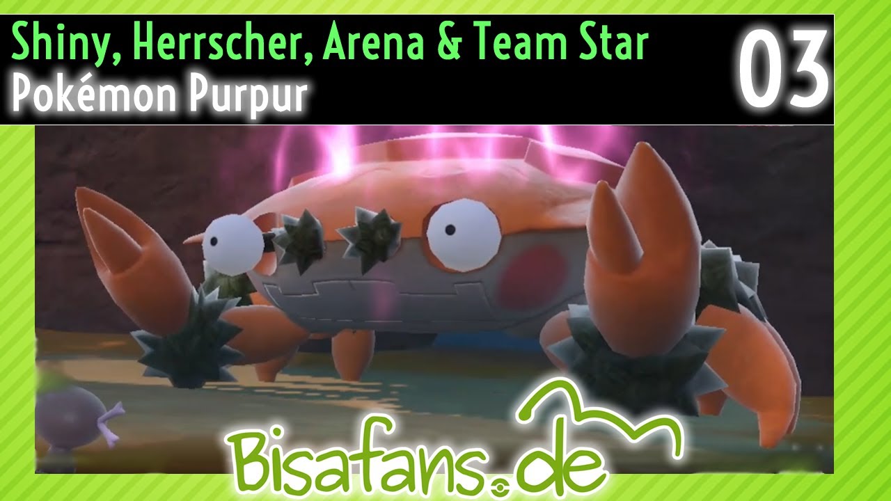 Pokémon Purpur [03] - Shiny, Arena, Herrscher und Team Star! - YouTube