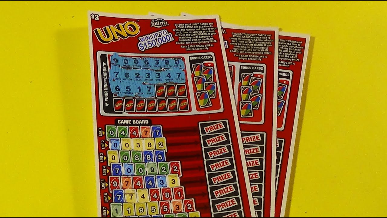 SOOD 1477: THREE $3 UNO FL Lottery Scratch Tickets - YouTube