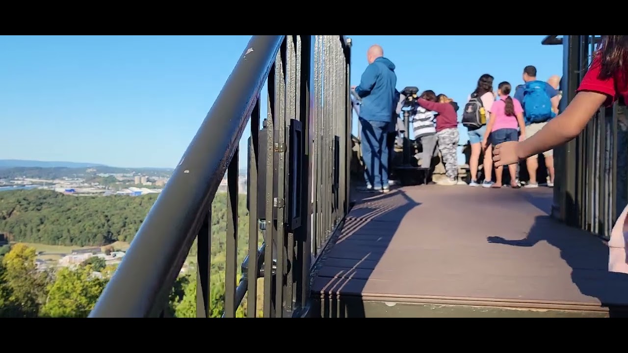 Observation tower at Ruby Falls - YouTube