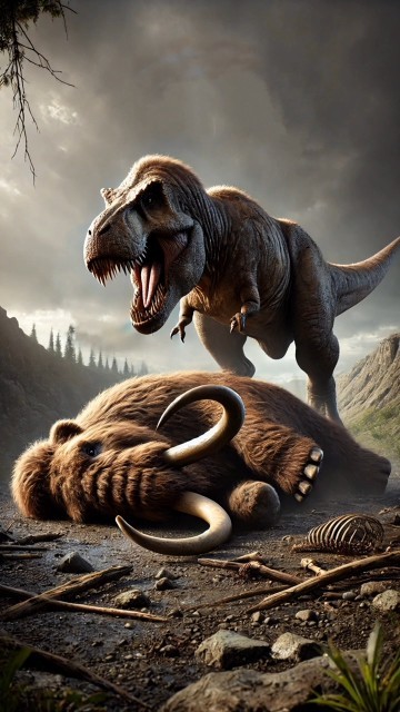 Mammoth vs Animals/Dinosaurs ( T rex, lion, tiger, polar bear) - YouTube
