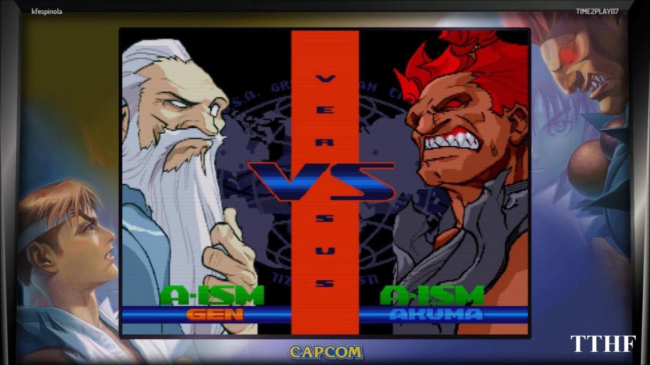 Street Fighter Alpha 3 Gameplay Gen vs. Akuma - YouTube