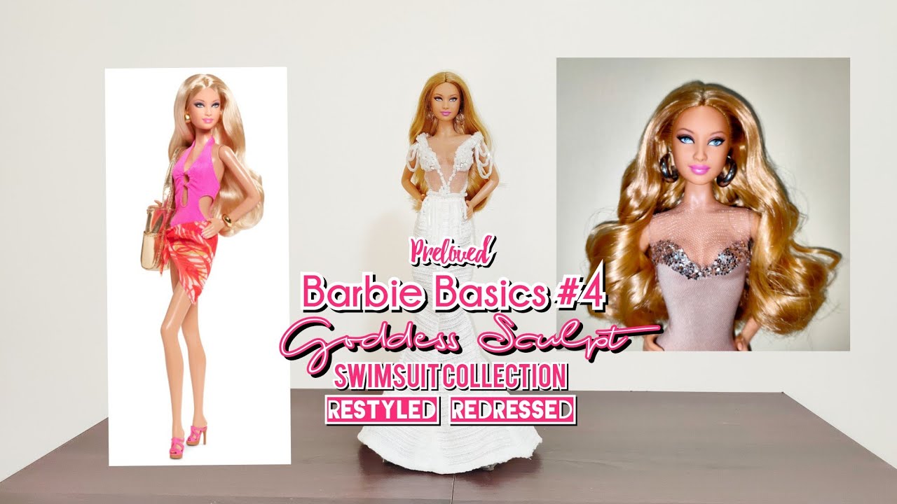 Barbie Basics Model Number 4 Swimsuit Collection Restyled Redressed ...