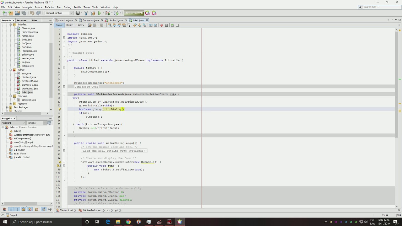 Ticket en Java - YouTube