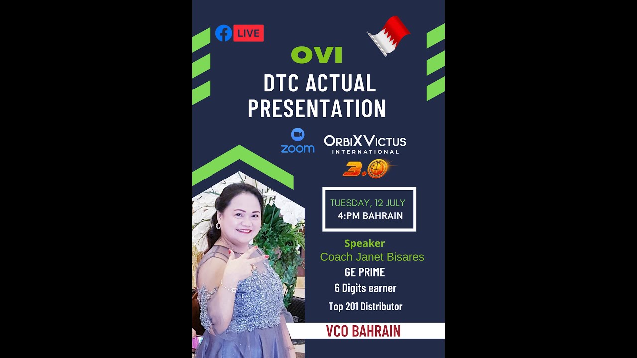 Uses of every menu of OVI DTC Actual Presentation and Updates by Coach ...