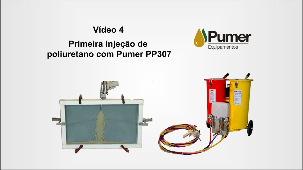 4 Primeira injeção de poliuretano com Pumer PP307 - YouTube