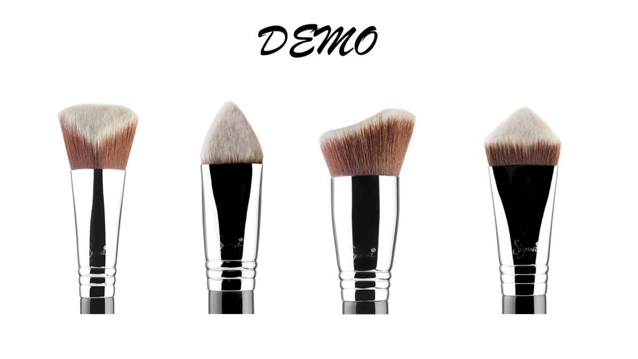 DEMO: Volume 2 Demensional Brushes 4DHD Kabuki and F87 Edge Kabuki with ...