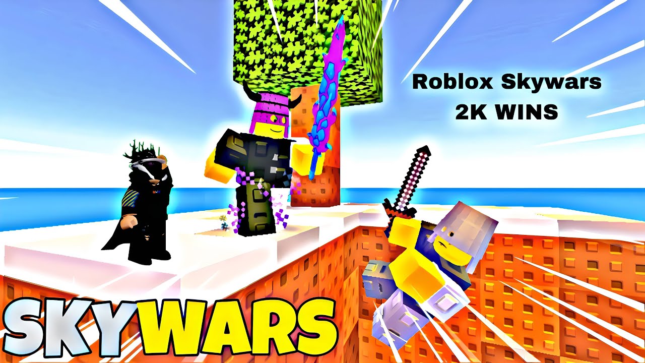 2K WINS! Roblox Skywars - YouTube