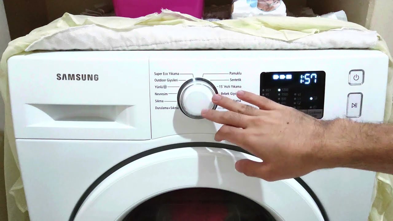 Samsung Ecobubble Çamaşır Makinesi Nasıl Çalıştırılır Samsung