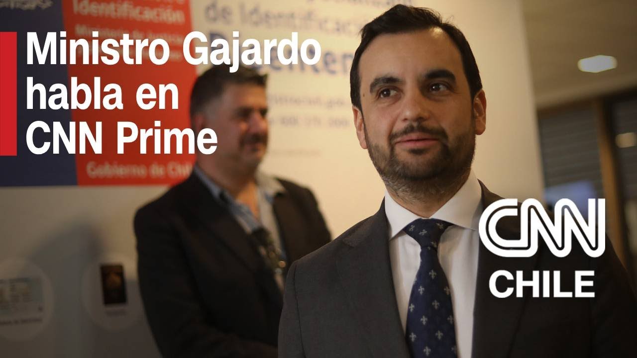 Ministro de Justicia, Jaime Gajardo, habla en #CNNPrime - YouTube