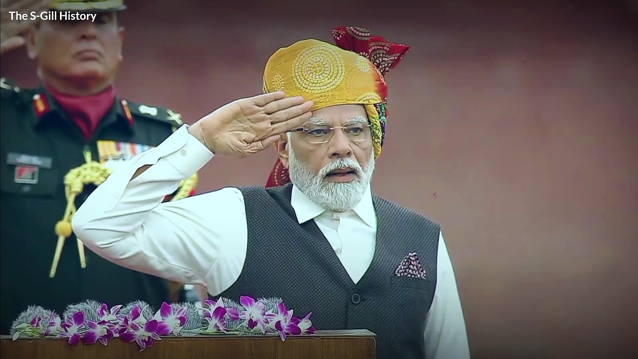 Flag Hosting at Red Fort by PM Narendra Modi on Independence Day | Jana ...