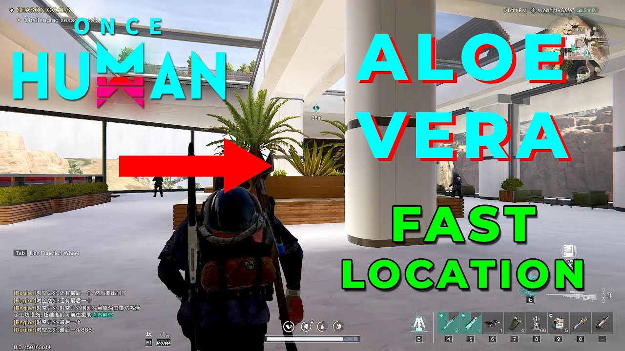 Aloe Vera Fast Location | Once Human - YouTube