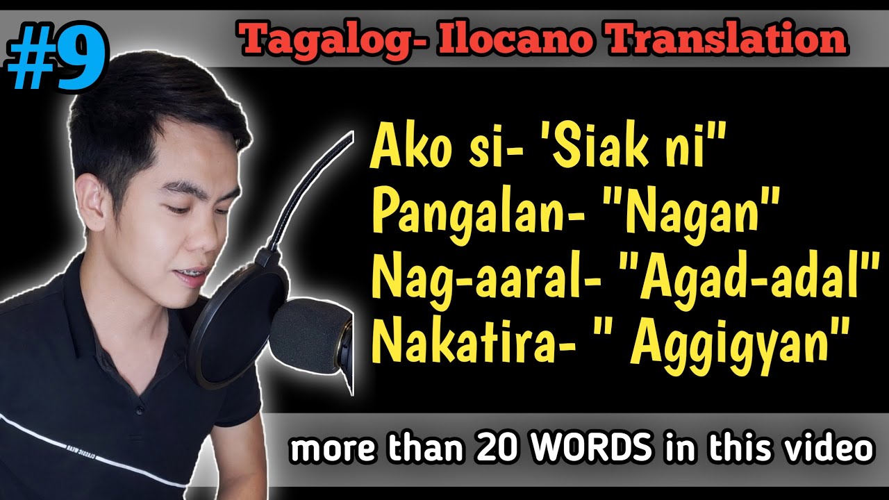 Lesson #9 Paano magsalita ng Ilocano? | Basic Tagalog- Ilocano Tutorial ...