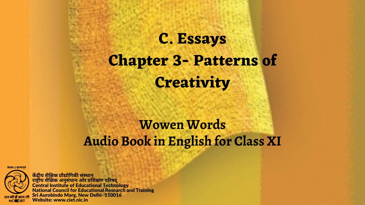 Chapter 3- Patterns of Creativity - YouTube