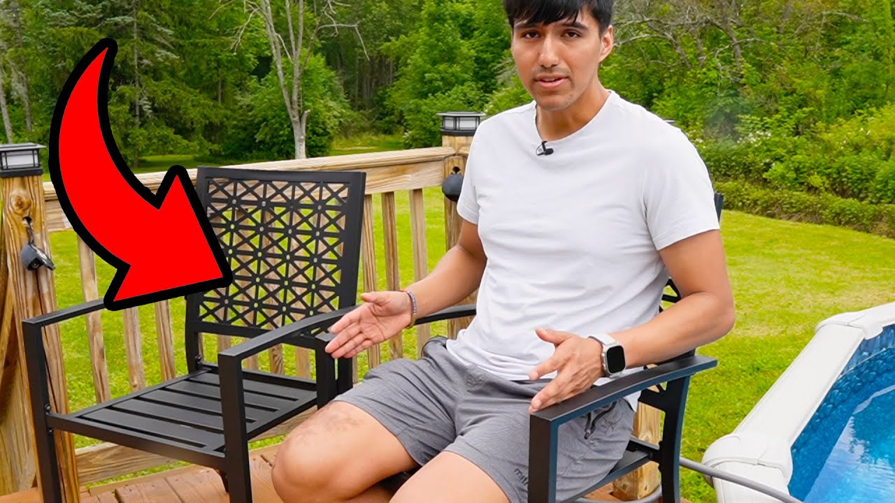 Yaheetech Bistro Chairs Assembly and First Impressions - YouTube