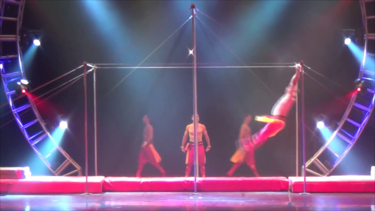 Multiple Level High Barre Daredevil Circus Act j41HB2171011 - YouTube