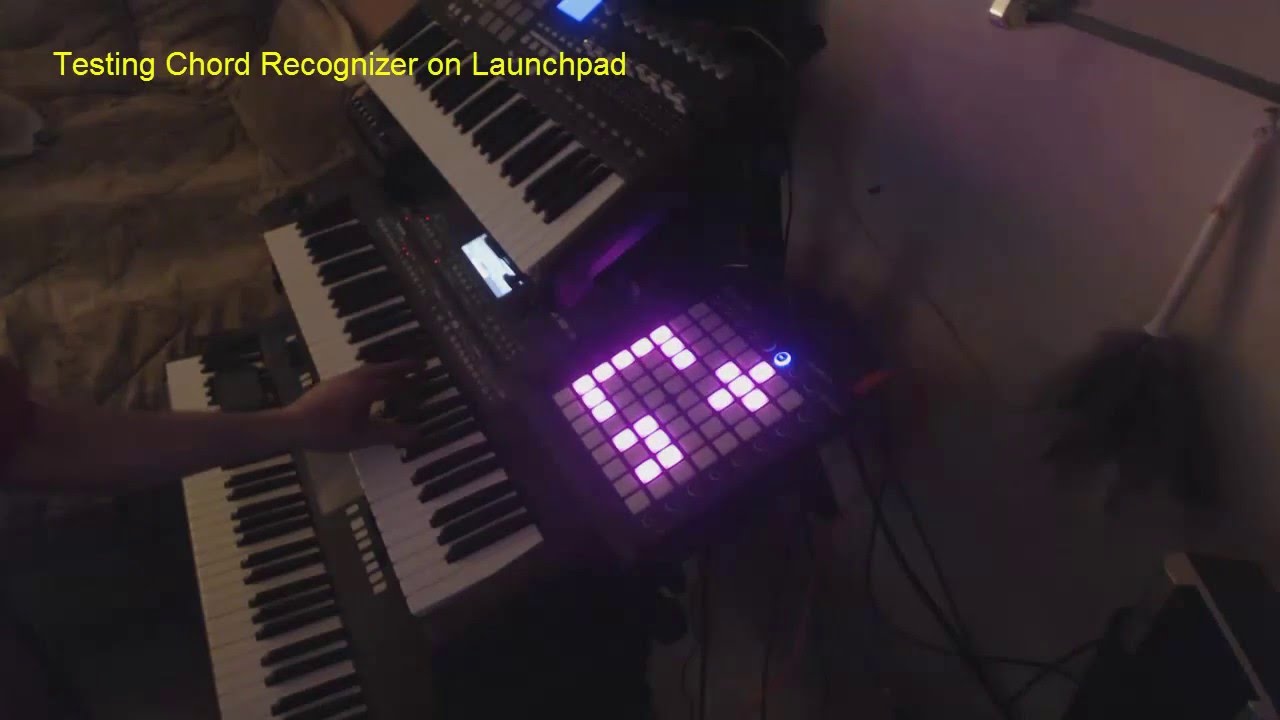 Korg Pa600 sync with Launchpad (Chord Recognizer) - YouTube