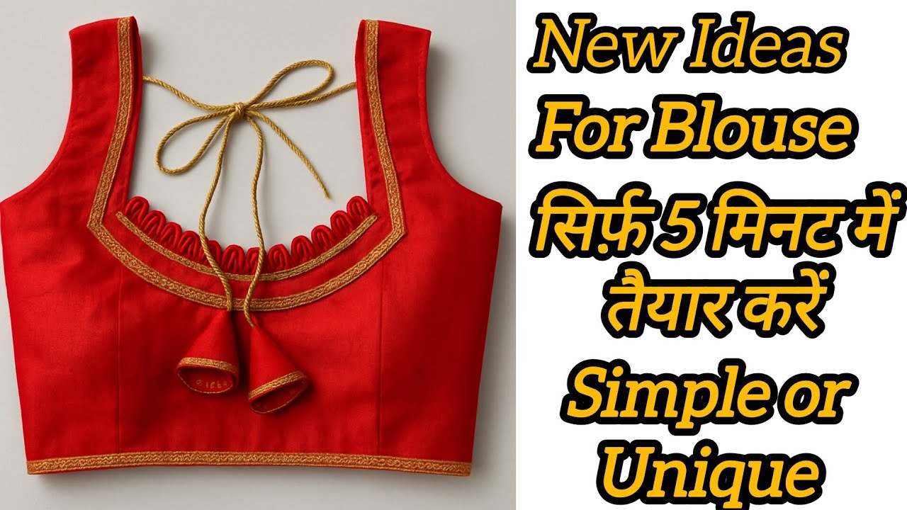 💐Back Neck Blouse Design. 🎀Simple & Elegant Back Neck Blouse Design ...