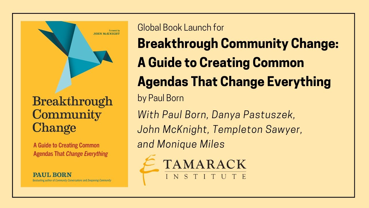 Tamarack Institute Webinar: Global Book Launch for Breakthrough ...