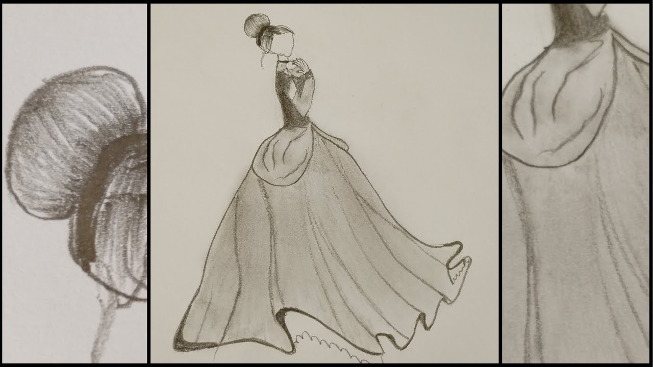 How to draw Cinderella |realistic |step by step tutorial |pencil art ...