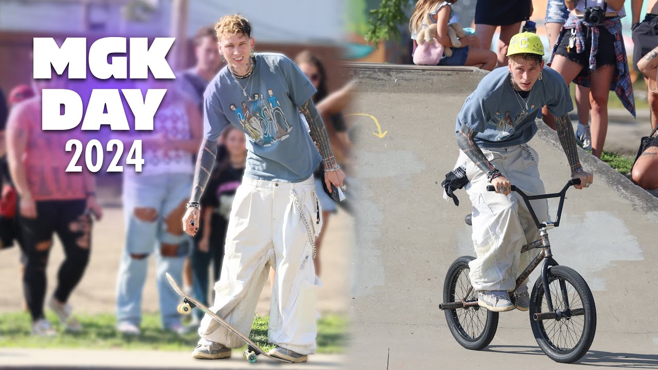 Machine Gun Kelly Hosts Epic BMX & Skate Event in Cleveland (MGK Day ...