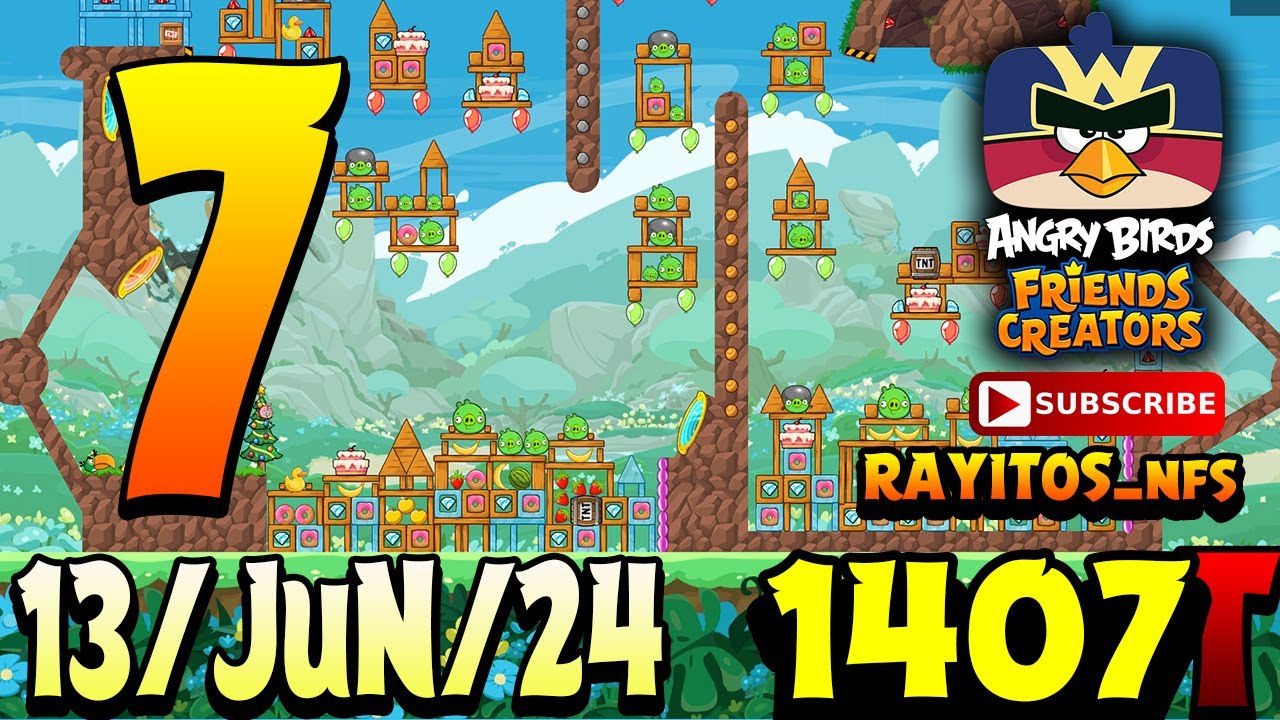 Angry Birds Friends Level 7 Tournament 1407 Highscore POWER-UP ...