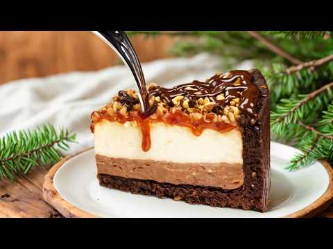 😃 Delicious Holiday Dessert in 5 minutes! No Oven and No Flour!