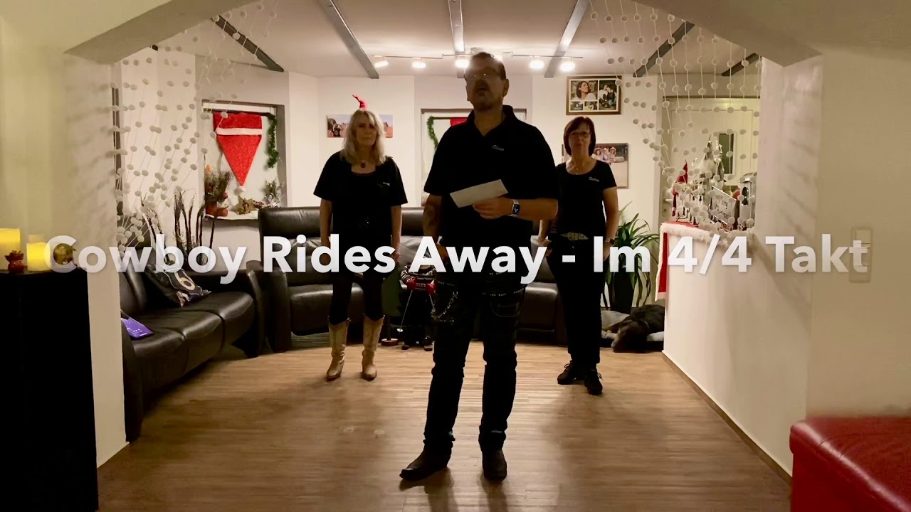 Cowboy Rides Away - Linedance Workshop - Im 4/4 Takt - YouTube