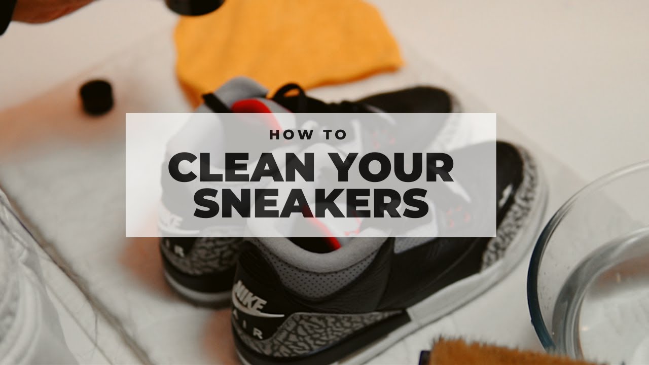 How to Clean your Sneakers | EPS01 Basics for general materials - YouTube