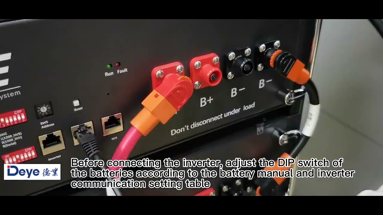 Deye inverter communication setting with CFE battery // Solar&Solar ...