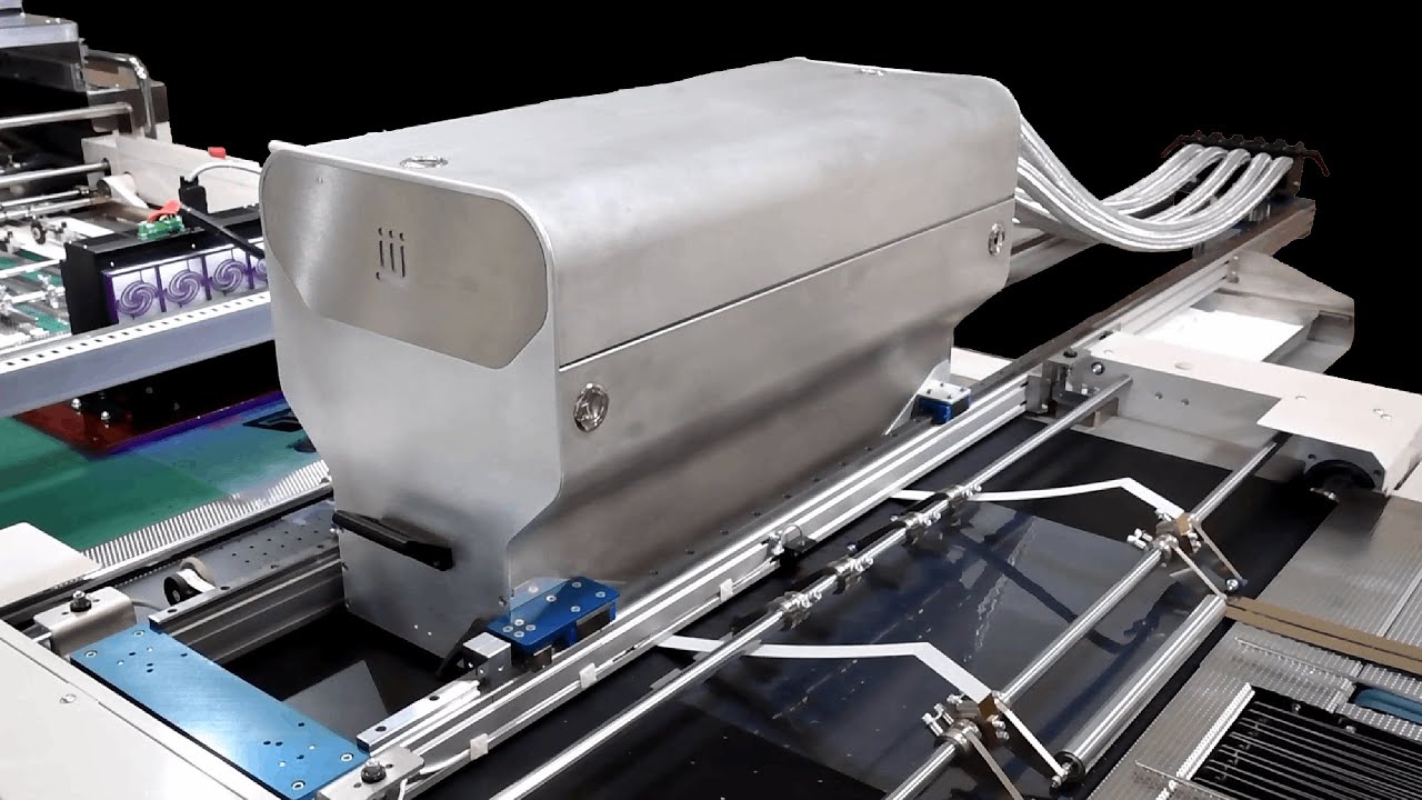 Sakurai Screen + Degital printing line DMS80SD-EXT - YouTube