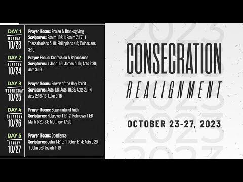 Consecration Prayer Call | Friday, October 27 - YouTube