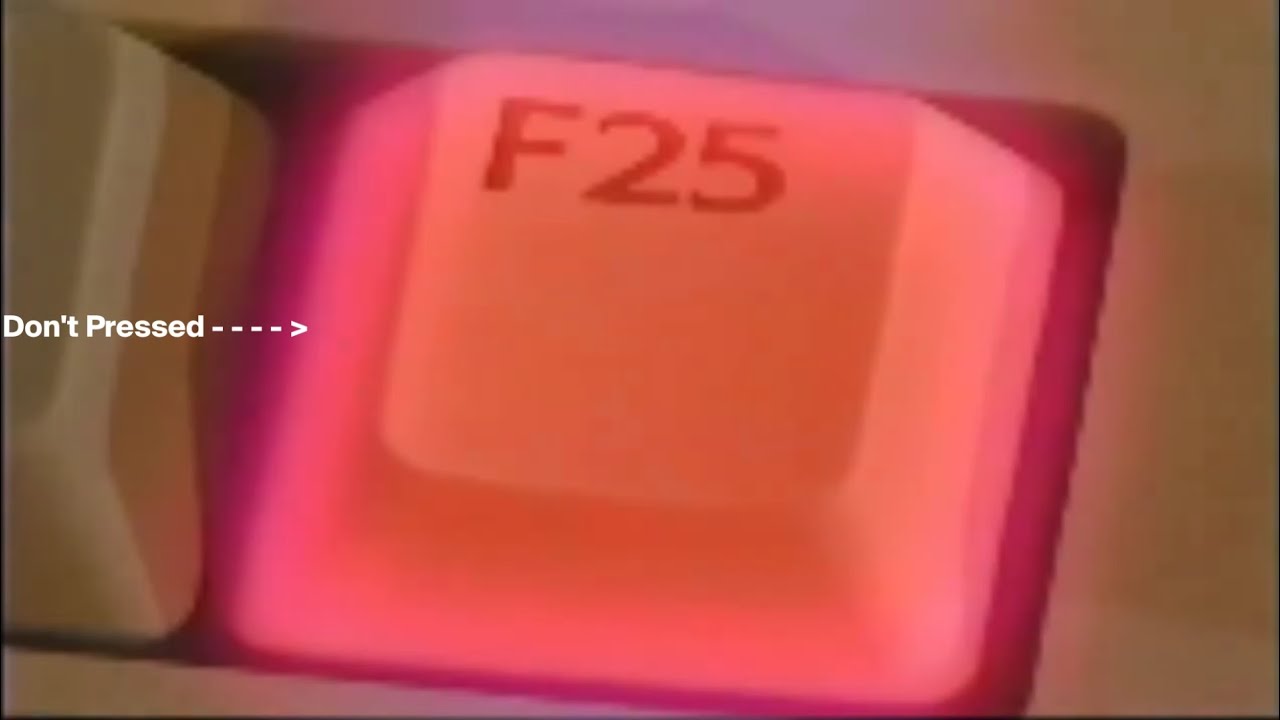 The F25 Key But It's Sometimes Last Pressed Due To Creppypasta And ...
