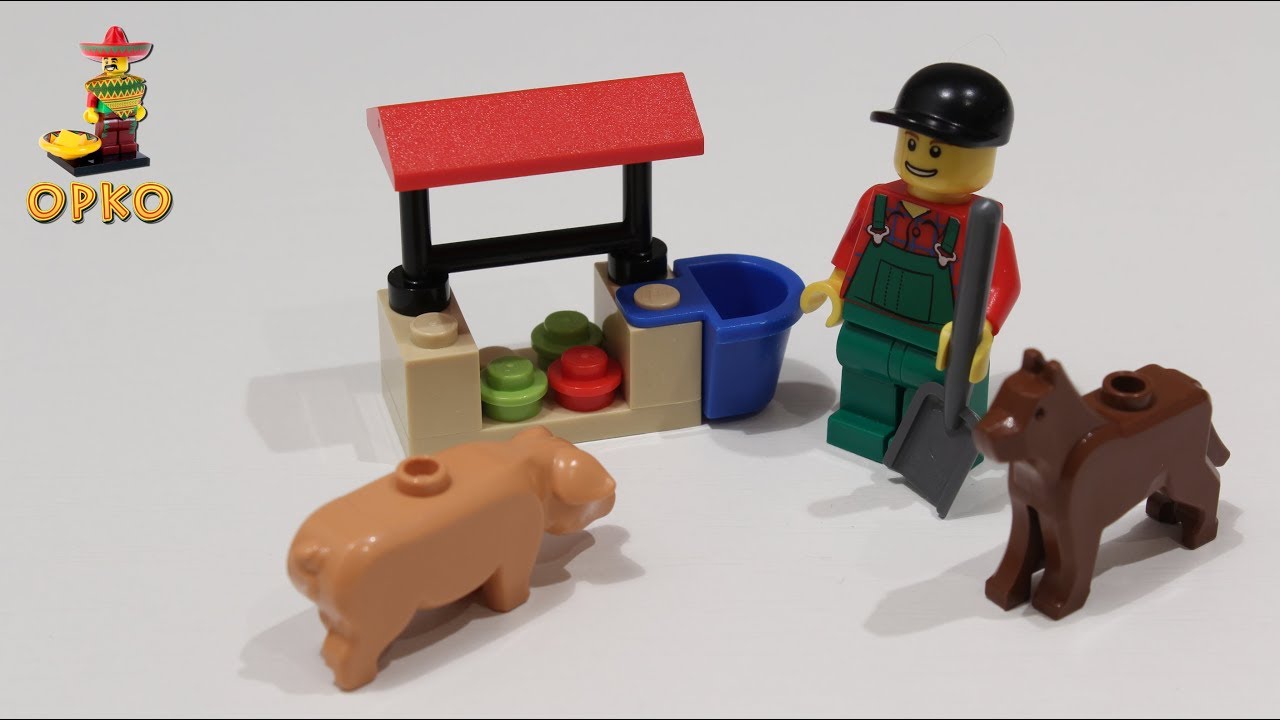 Lego City Farmer 7566 - YouTube