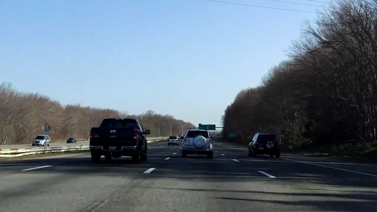Interstate 95 - Rhode Island (Exits 8 to 11) northbound - YouTube