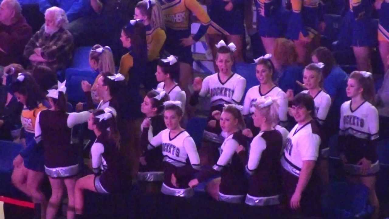 Rockridge Rockets dance to the music at the ISHA finals - YouTube