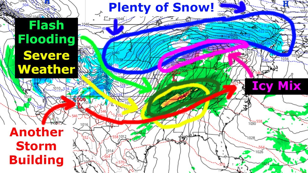 Multiple Storm Systems is Expected is to Bring Wintry Precip., Flooding ...