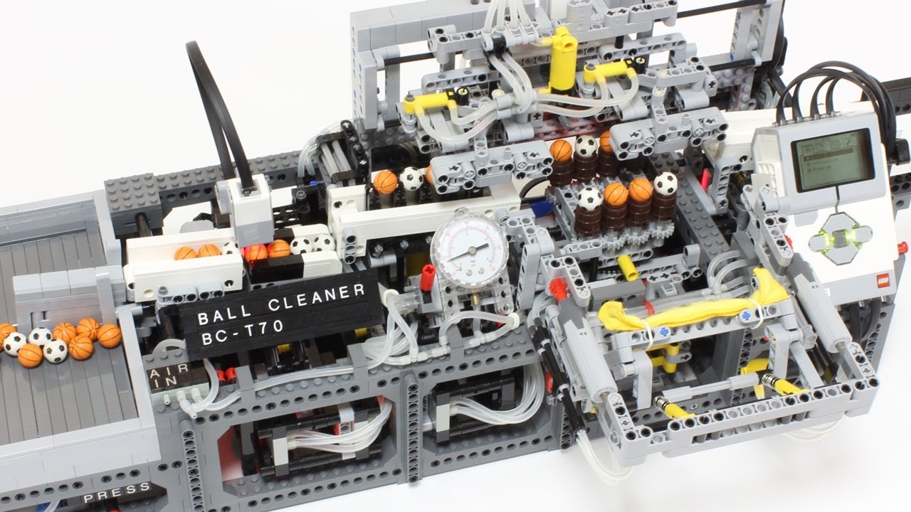 LEGO GBC module : Ball Cleaner BC-T70 with EV3 - YouTube