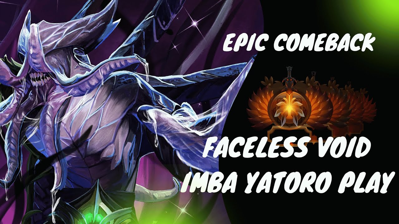 IMBA Faceless Void! GG Chronosphere | YATORO GAMEPLAY #dota2 #dota ...