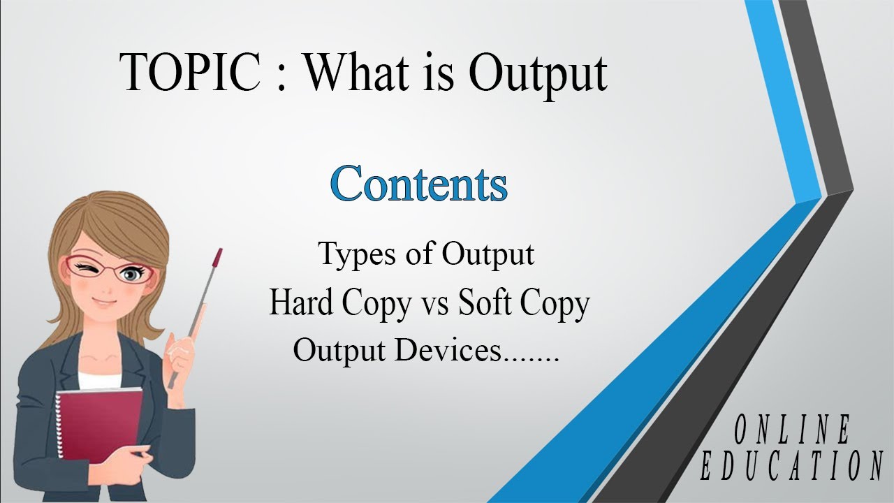 What is Output | Types of Output| Output Devices|Monitors |Types of ...
