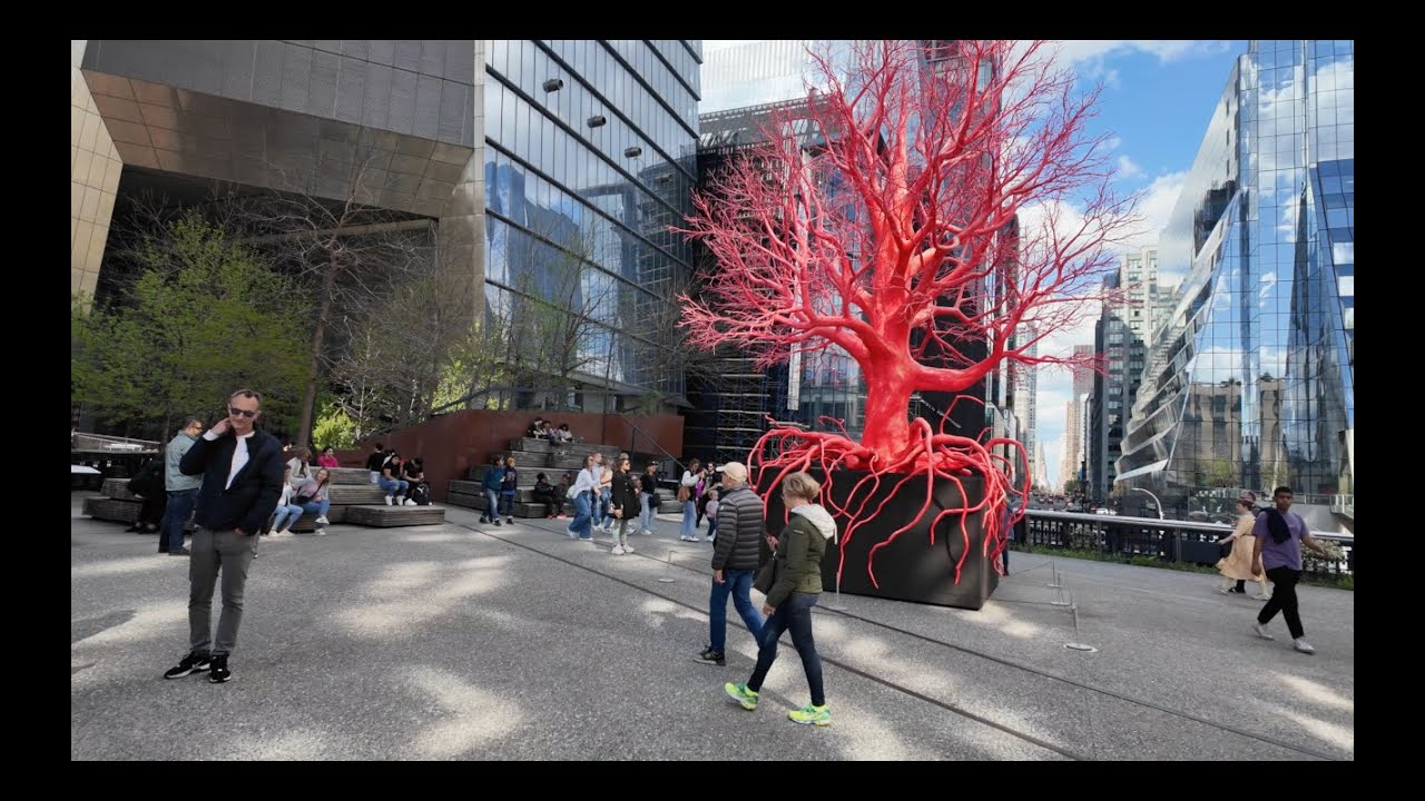 #51 High Line Walk from Hudson Yards to Chelsea - New York City (4K UHD ...