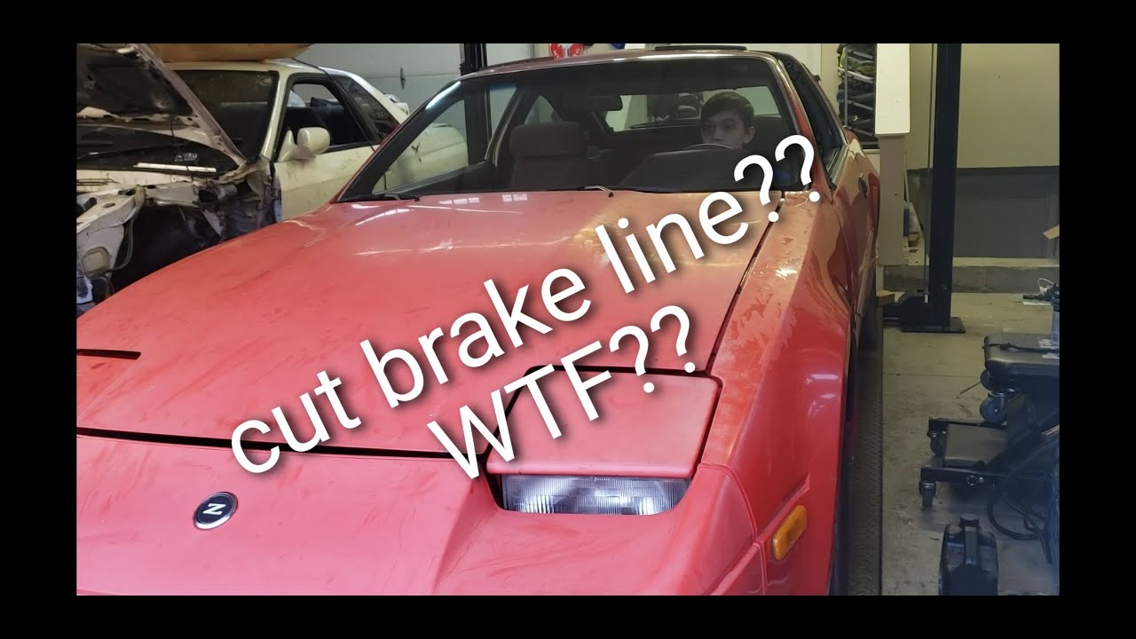 1987 Nissan 300zx Z31 investigating the rust and rot and brake lines ...