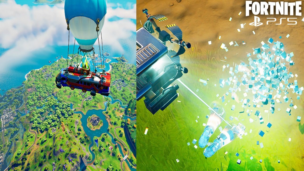 First Time Playing Fortnite on the PS5! (LOOKS AMAZING) - YouTube
