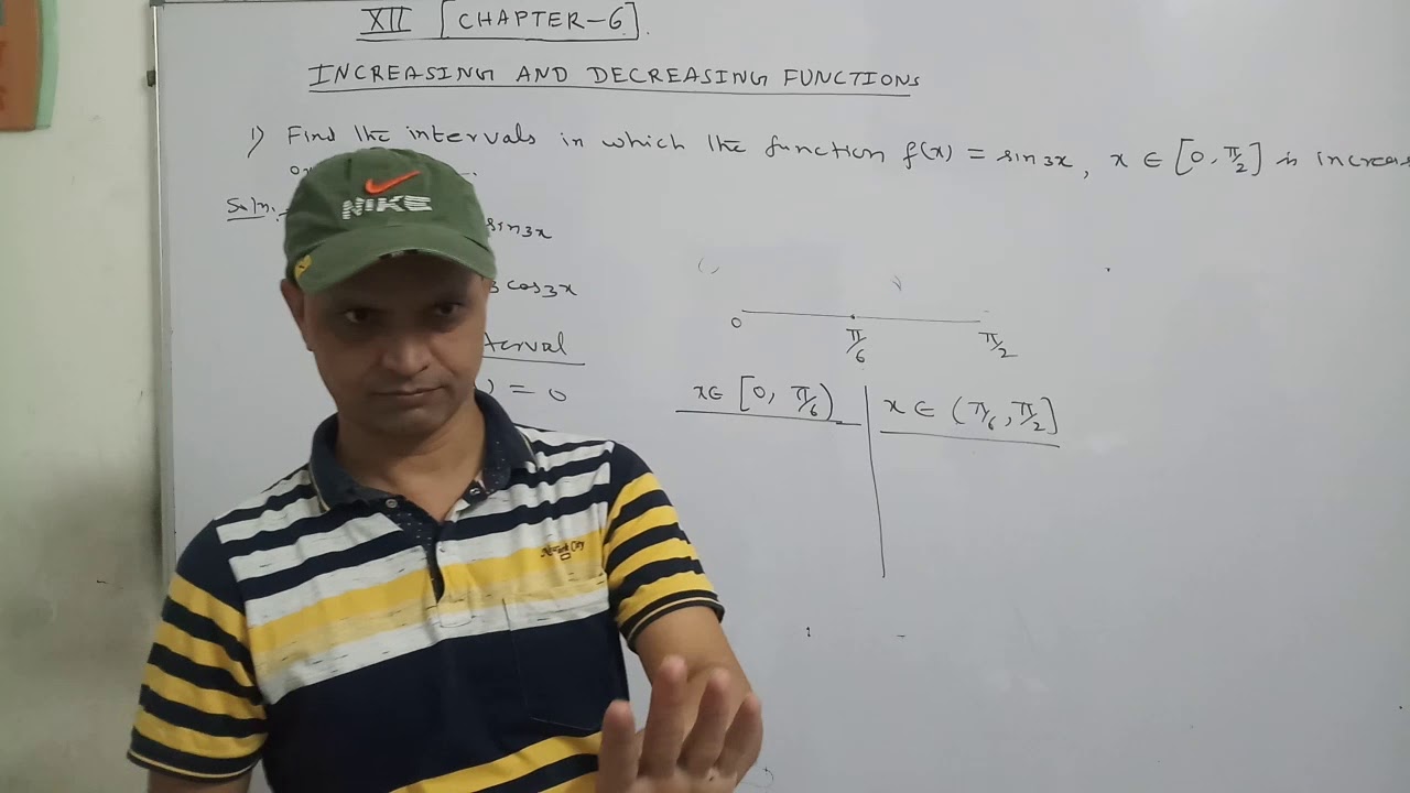 V.I.T.S.mathematica ( Increasing and Decreasing Functions) Lc 2 - YouTube