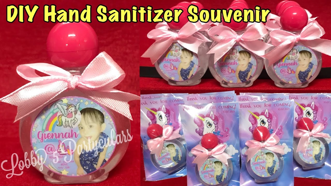 DIY Hand Sanitizer Souvenir - YouTube